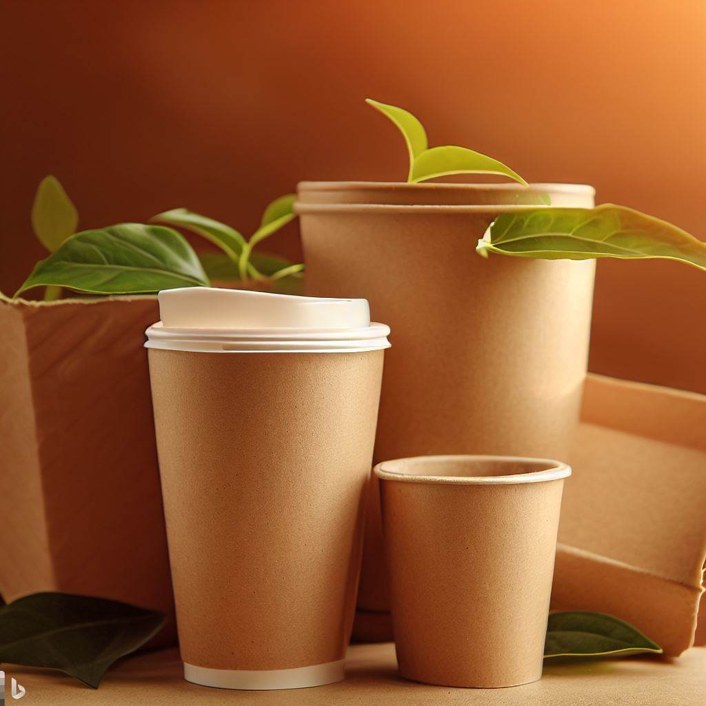 Vasos eco de un solo uso para eventos sostenibles