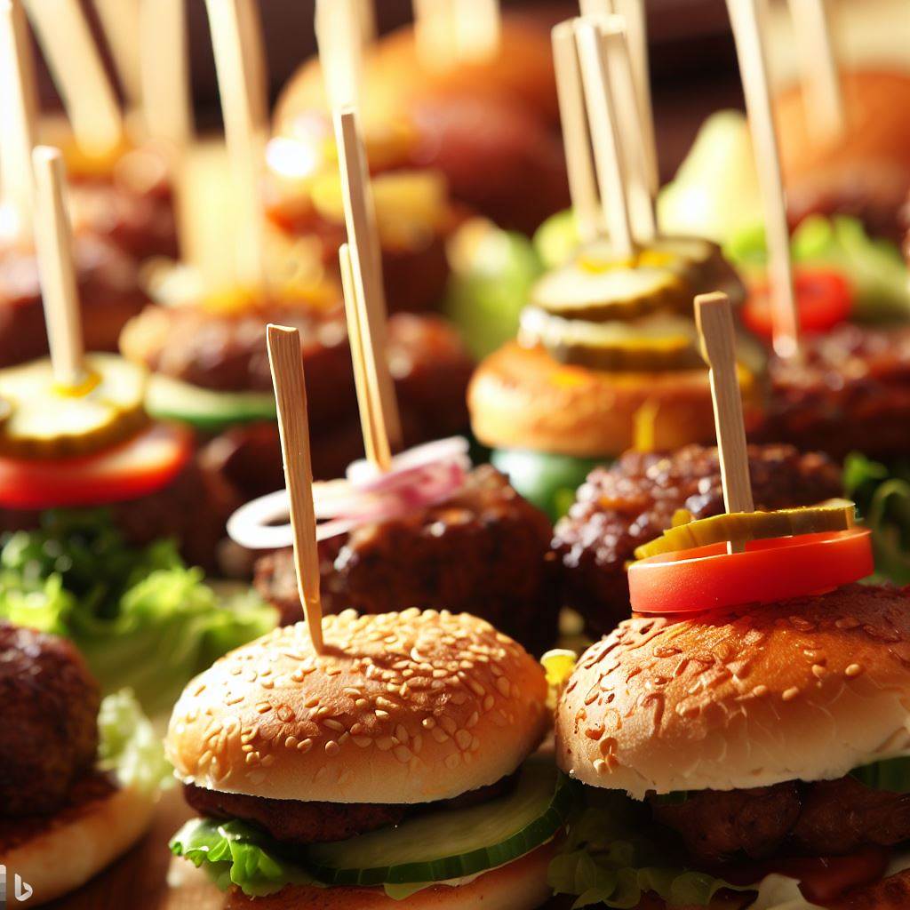 Destaca con burger picks personalizadas en eventos